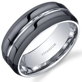 Mens Titanium Wedding Bands