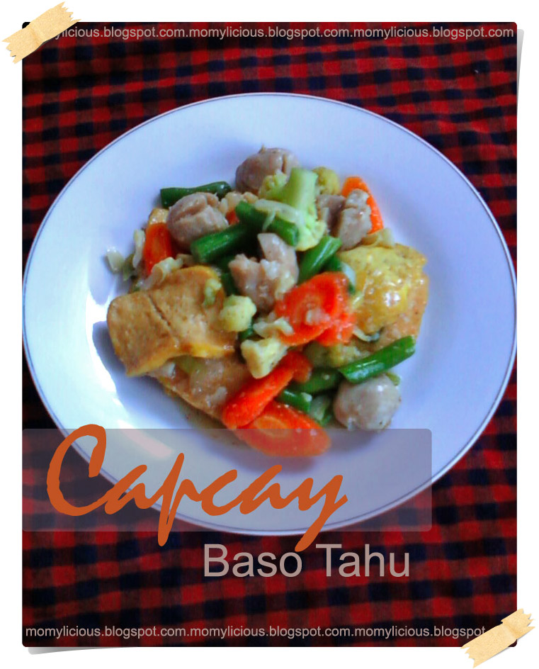 Capcay Baso Tahu | Momylicious