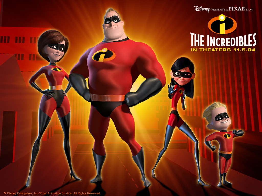 cartoon picture: The Incredibles, 2004 Wallpaper
