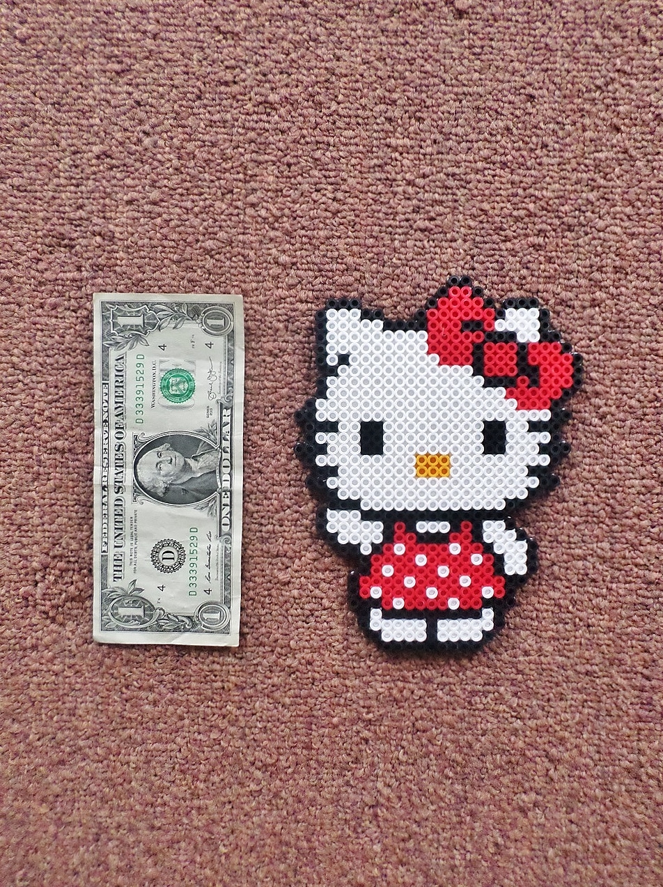 Long Black Fingers : The Crow Perler Bead