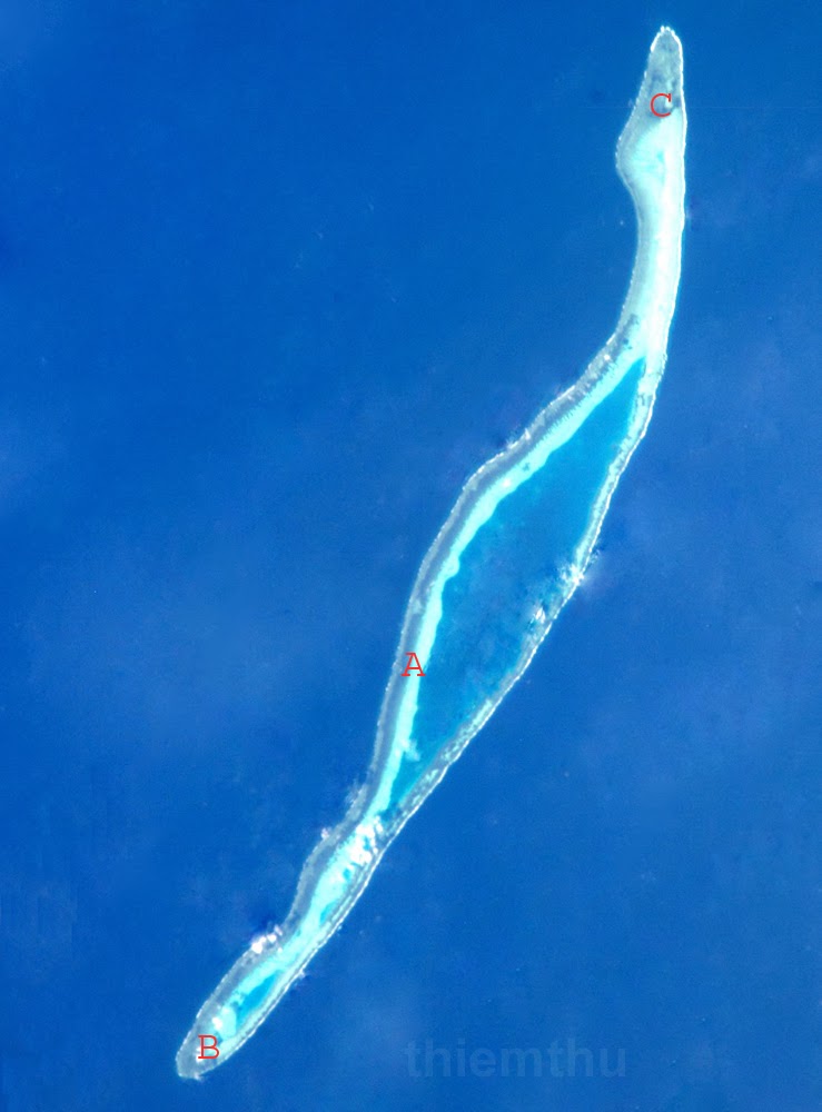 rạn san hô (Đá Thuyền Chài, Barque Canada Reef)