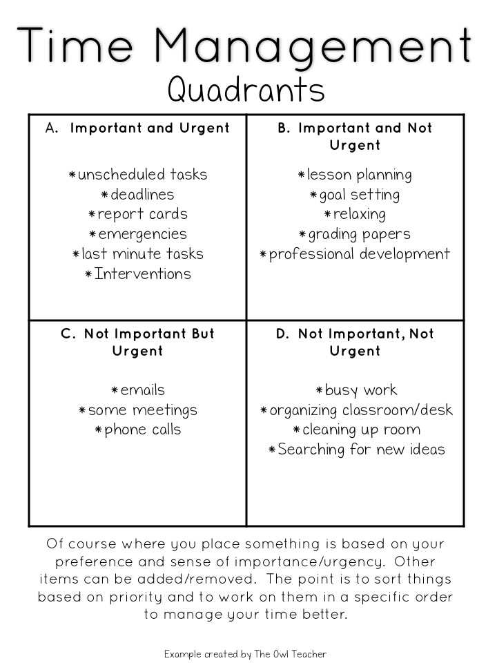 Classroom Freebies Too: Do You Need Some Time... Management?