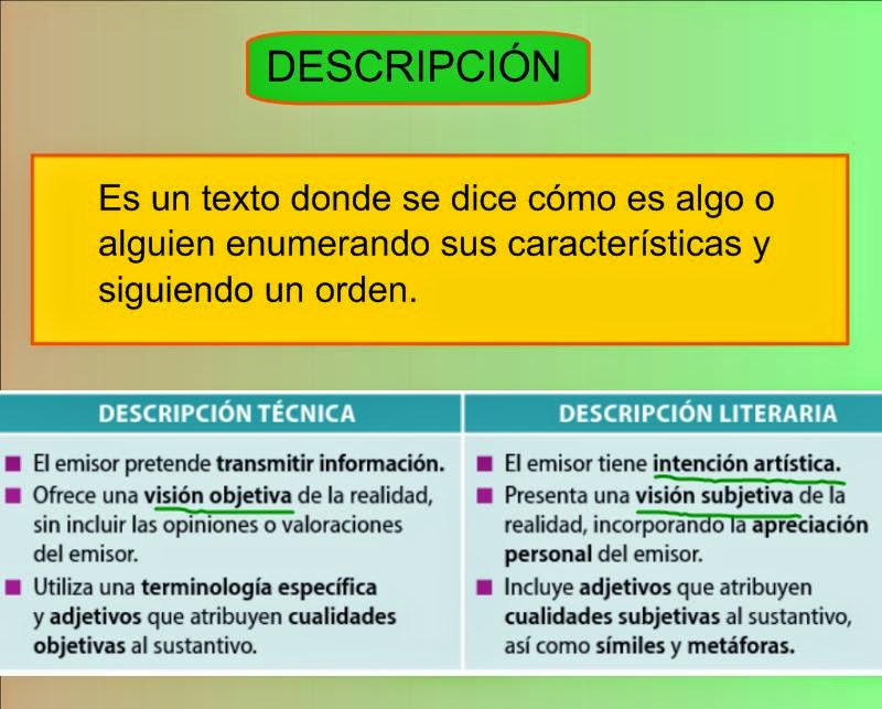 Repositorio de Materiales de Lengua y Literatura: NARRACIÓN Y DESCRIPCIÓN