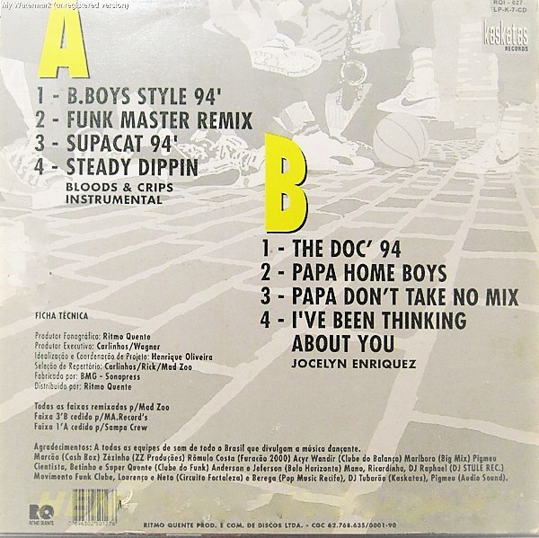 DEF DANCE BEAT VOL 2 - KASKATAS RECORDS(1994) - Site Funk antigo