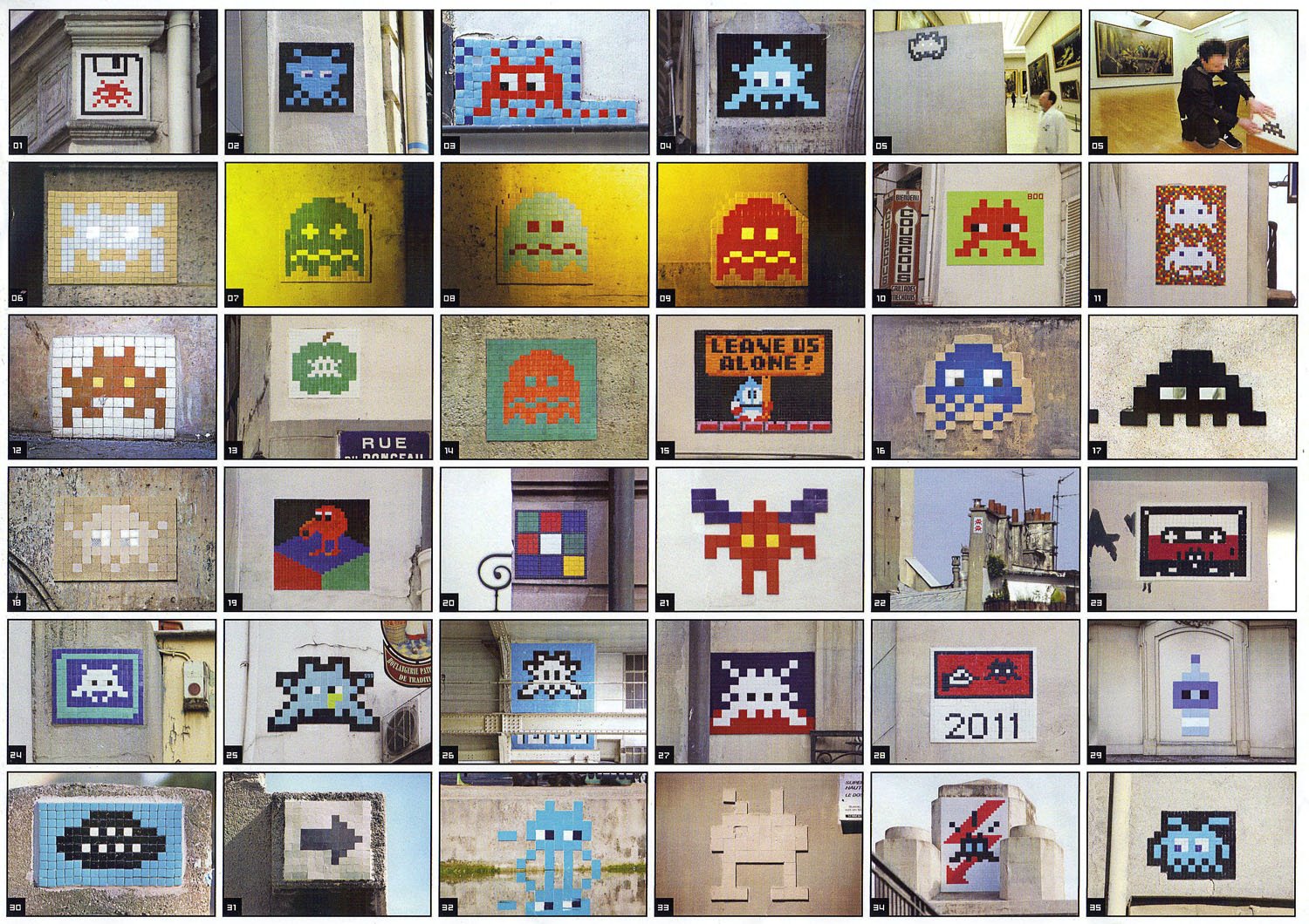 Paris Visit With Invader – StreetArtNews