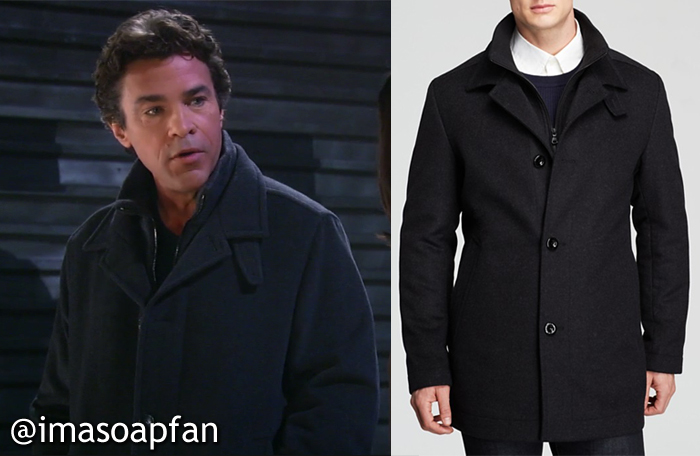 Mac Scorpio's Grey Wool Coat - General Hospital, Season 53, Episode 175 ...