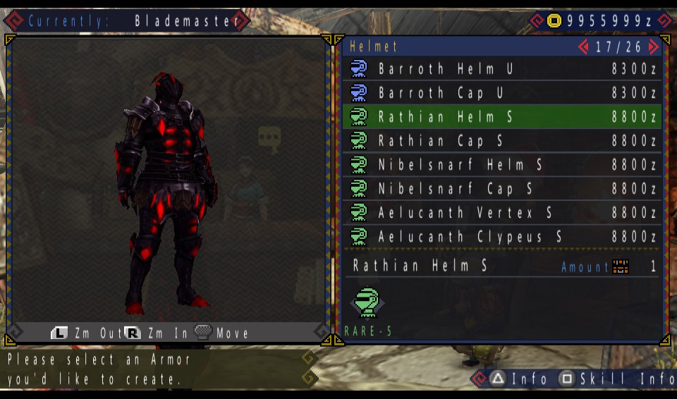 Download Mod Texture Rathian S BladeMaster Armor Set [Unknow Rath Set ...