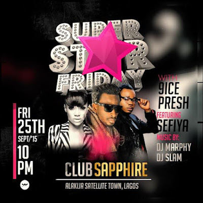 Super star Faaji Friday at Club Sapphire with 9ice & Presh hots up