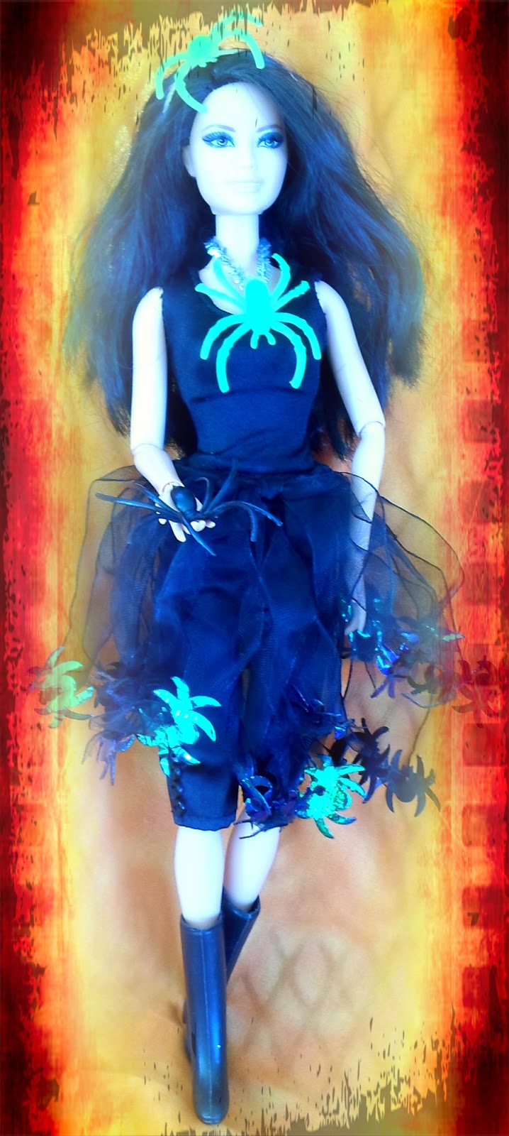 Happier Than A Pig In Mud: Barbie's Halloween Costume 2014-Spider Woman