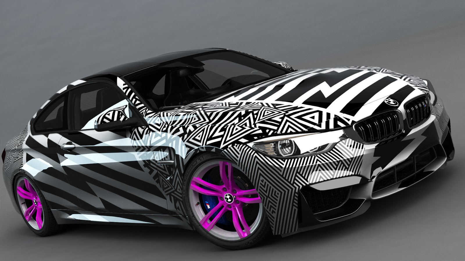 Lucian Paine Design: BMW M4 JP Performance "Get Dazzle"-Design