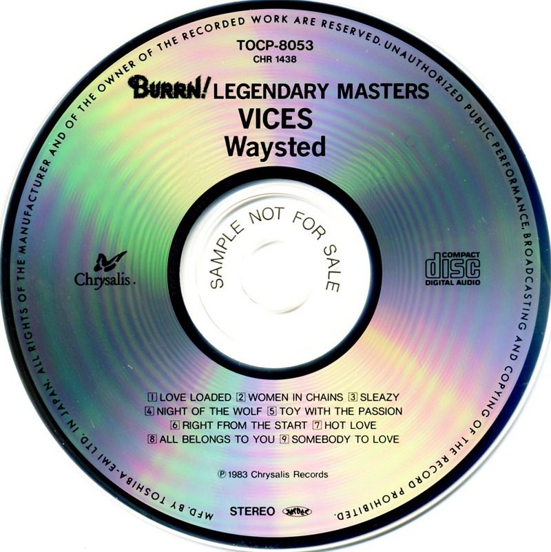 Cries from the Quiet World: Waysted "Vices"