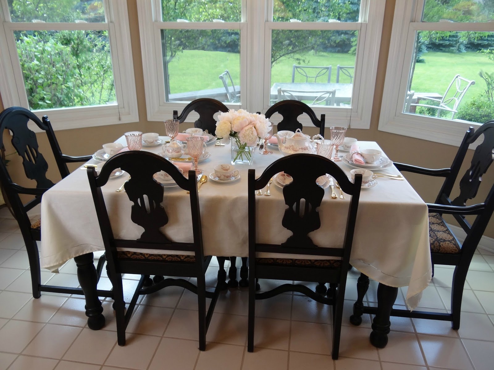 The Nest at Finch Rest: Peony Inspired Tea Tablescape
