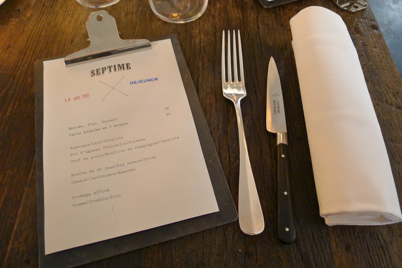 HUNGRY HOSS: Septime, Paris