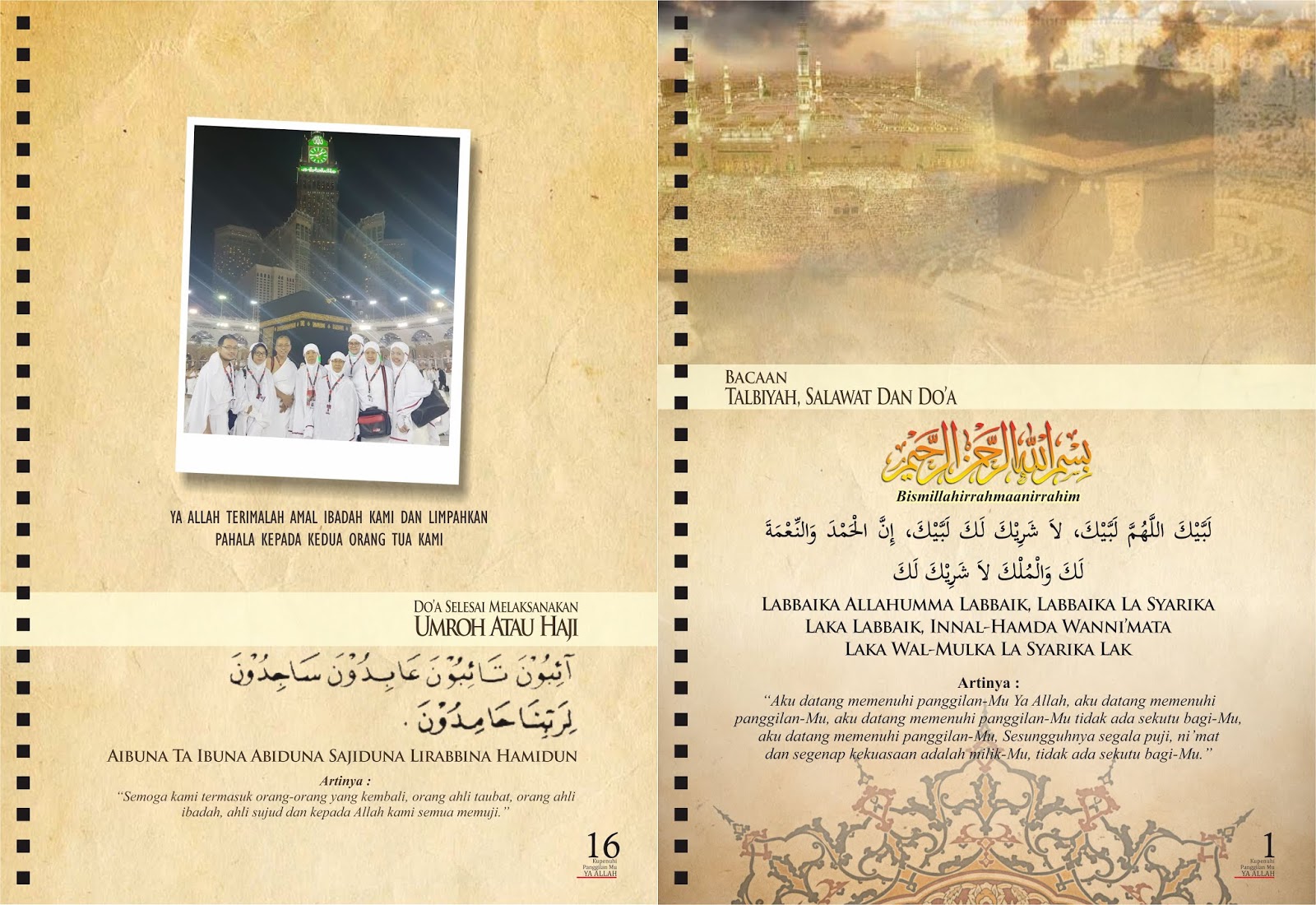 RESPATI PRINT MEDIA: Disain Album Foto Kenangan Umroh Surabaya