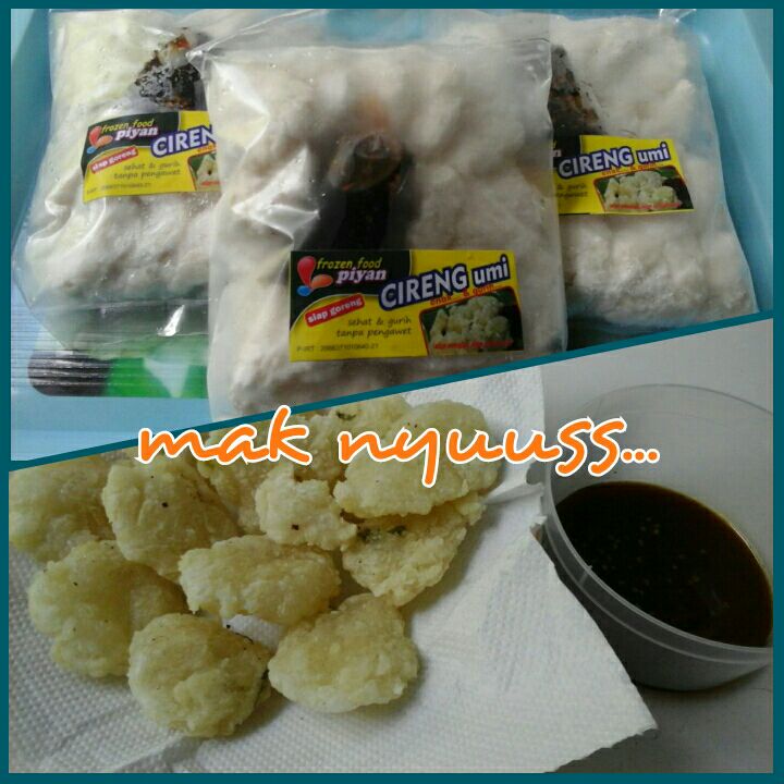 Berbagai Jenis Piyan Food dalam kemasan | Piyan Food - Cireng Wimmi