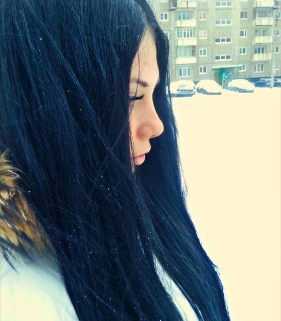 Color de pelo negro azulado - Tendencias 2016