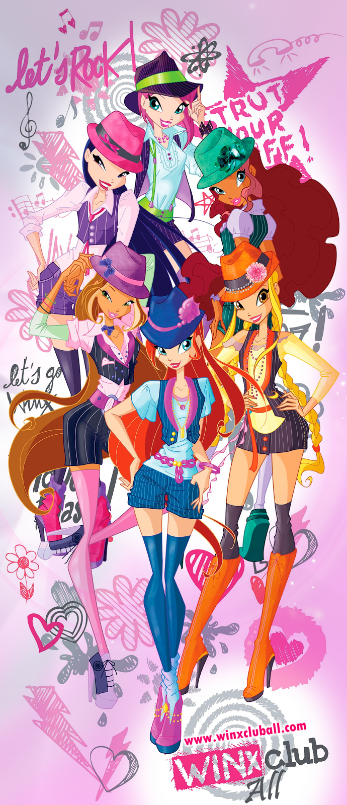 Book Marck Winx Club Rock Band - Winx Club All