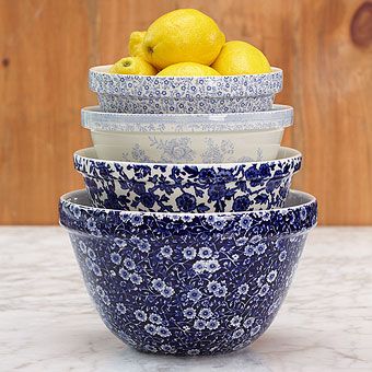 Hydrangea Hill Cottage: Blue Calico by Burleigh