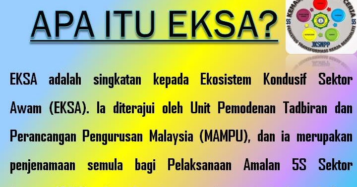 Apa Itu EKSA? ~ ZON BALIK PULAU