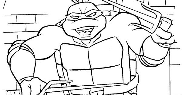 TESTOASELE NINJA - Planse de colorat p.04