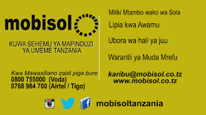 NAFASI ZA KAZI MOBISOL TANZANIA | MASWAYETU-BLOGSPOT