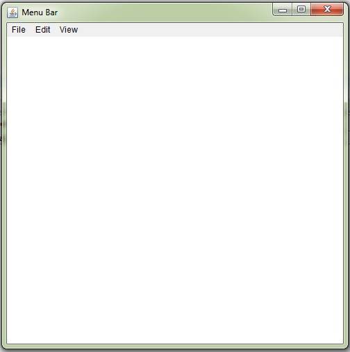 Java program to illustrate menubar with the help of applet ~ TechieTopics