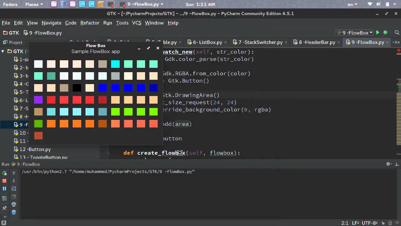Python GUI GTK+ 165 الواجهات الرسومية | كورسات بالعربي