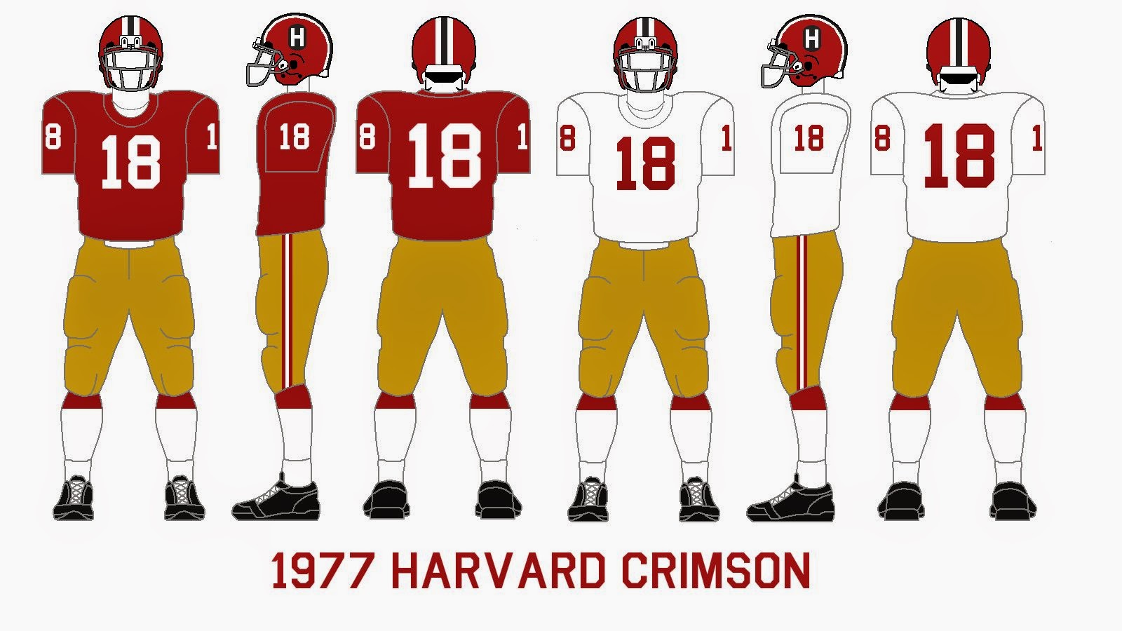 Gridiron Garb: Harvard Crimson (1975-79)