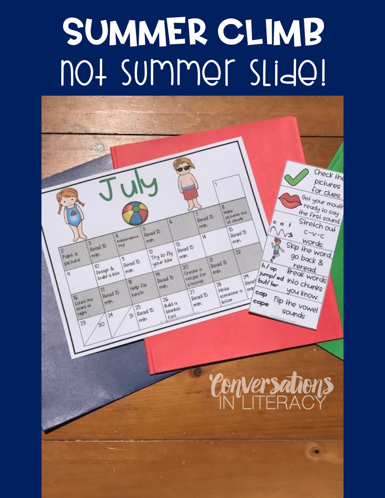 Summer Climb, Not Summer Slide - Conversations in Literacy