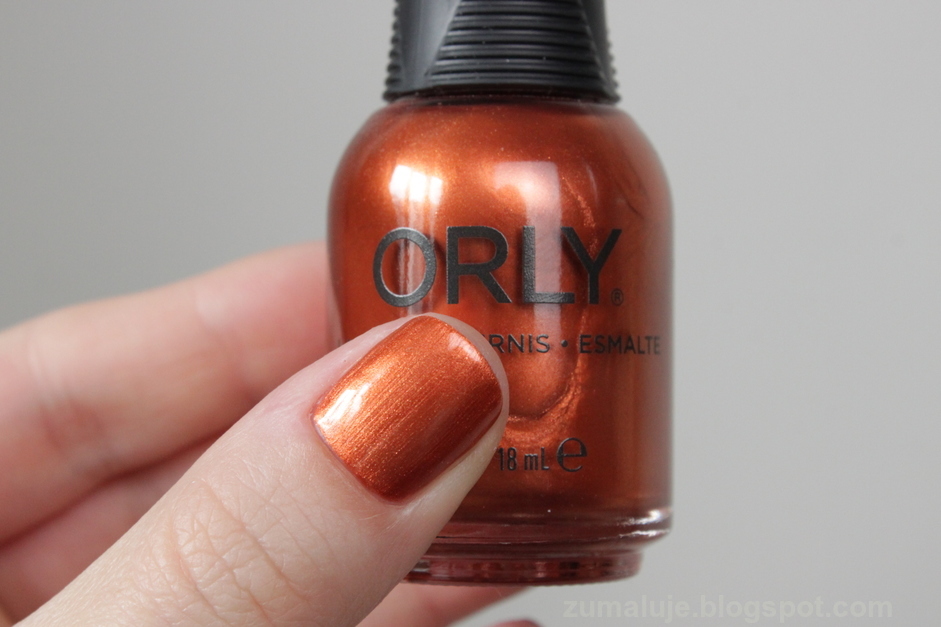 Zu maluje: orly - valley of fire (neon earth - summer 2018 collection)