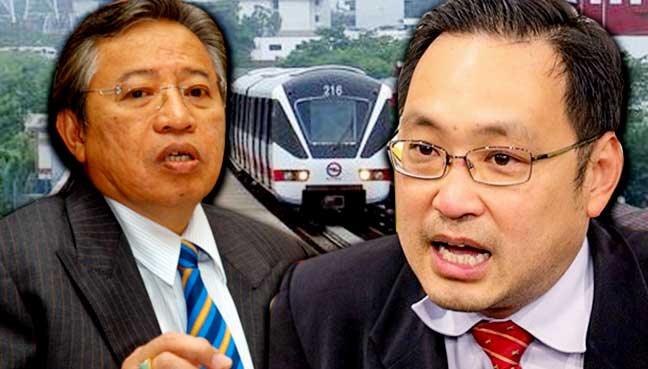 Pembinaan LRT Di Kuching