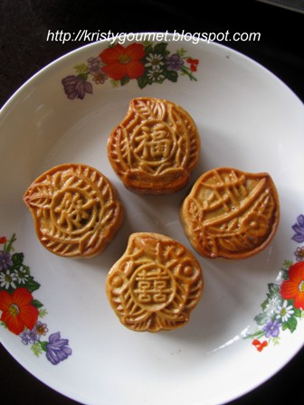 Five Spice Mooncake Biscuit With Red Bean Paste 五香粉口味公仔饼