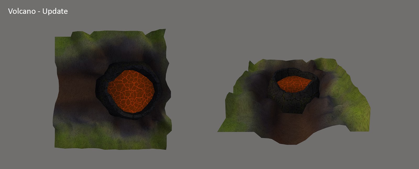 Applied Game Art Production : Volcano Texture