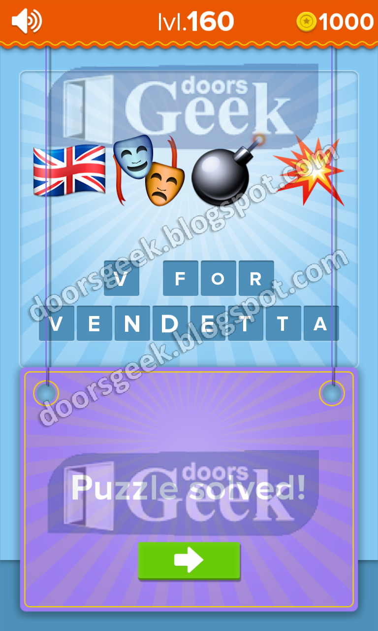 EmojiMovies Level 160 ~ Doors Geek