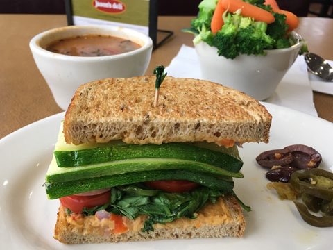 Monk Island: Jason's Deli Soup and Sandwich Meal