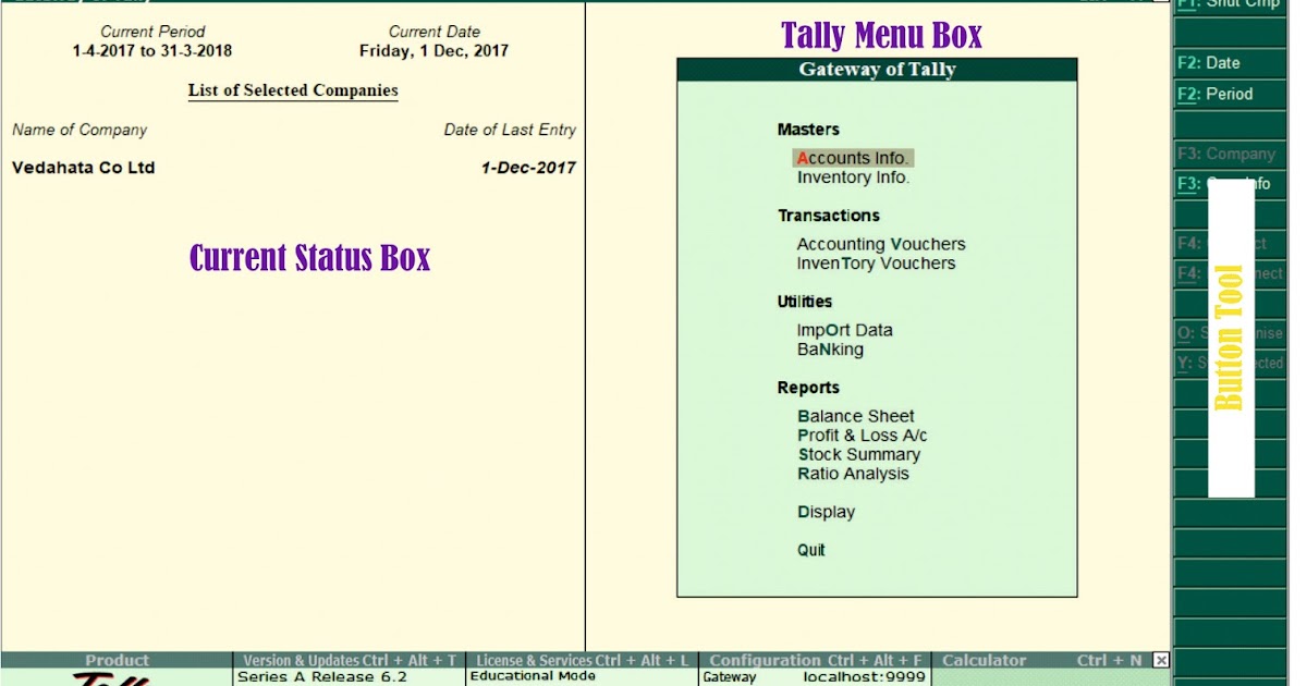 Introduction of Tally and Company creation