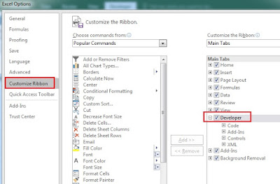 Cara Menggaktifkan Menu Developer Excel VBA di Excel 2016 - ALHAD ...