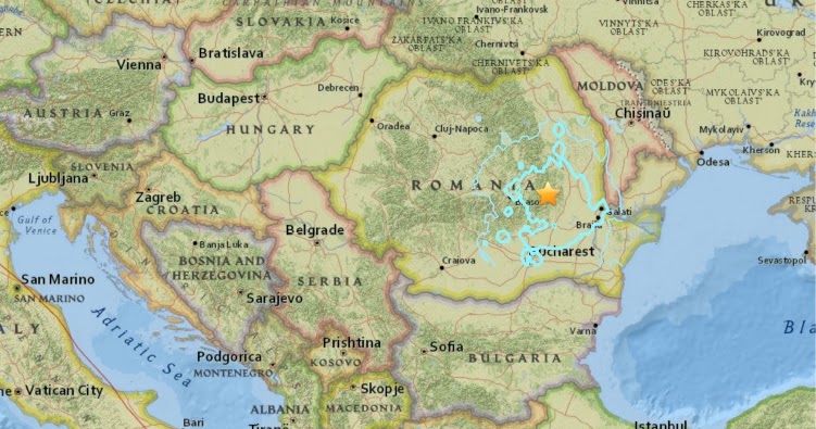 Sciency Thoughts: Magnitude 5.6 Earthquake in Vrancea County, Romania.