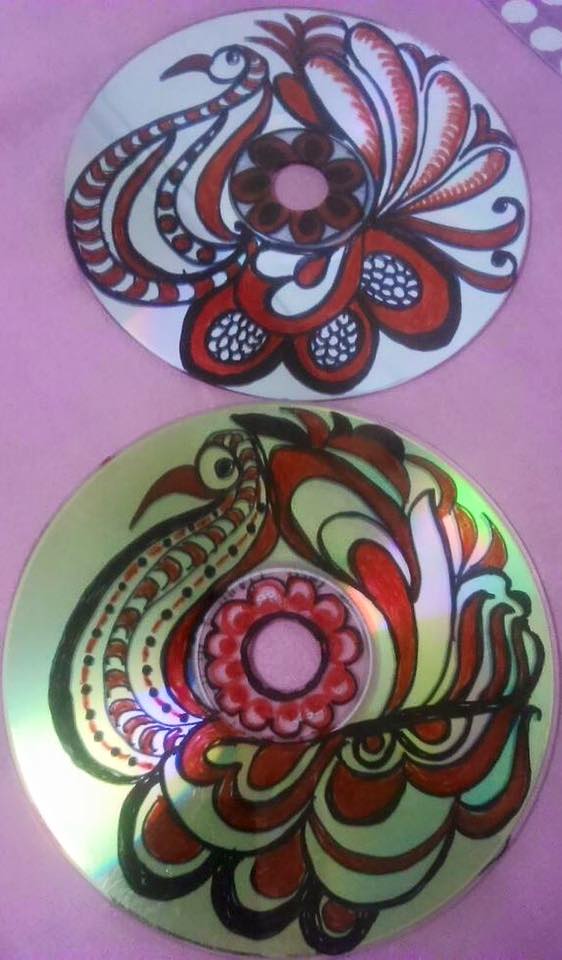 Membuat kerajinan tangan dari CD bekas (part 2) | Kumpulan Kreasi Unik