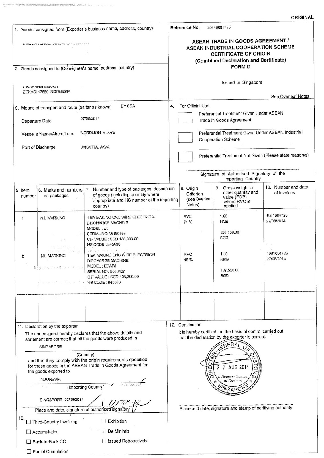 Impor barang dari jepang dengan FORM IJEPA - Indonesia Undername Import ...