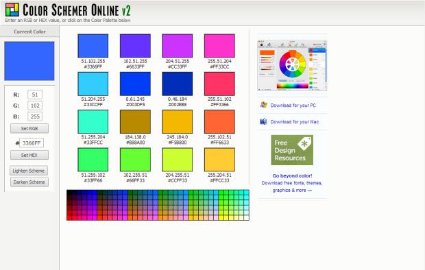 Online Easy To Use Color Wheel Generator - Free Elearning Video ...