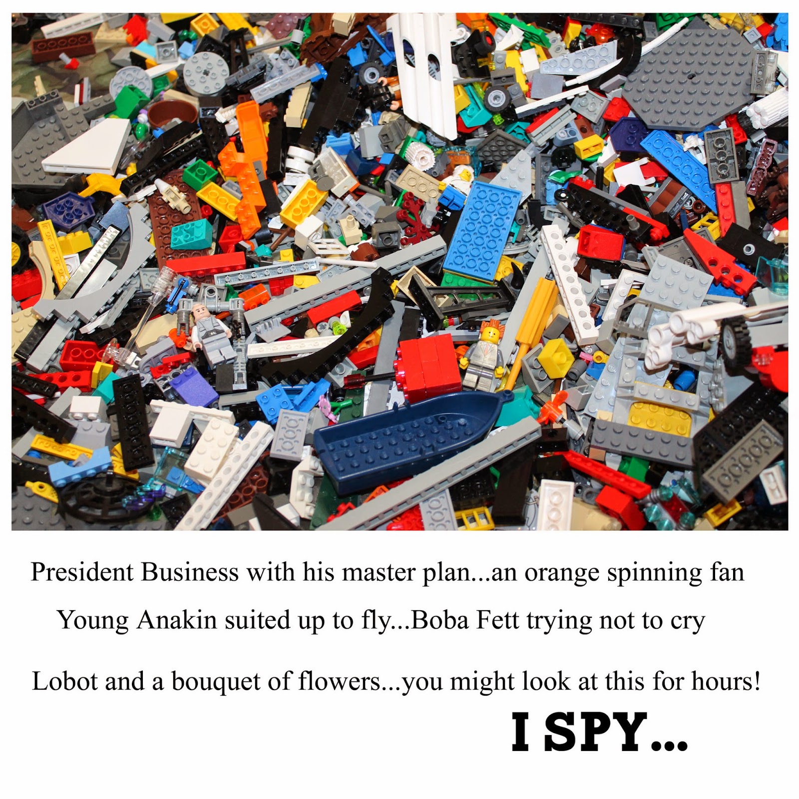 Lego I Spy with my Little Eye Book!