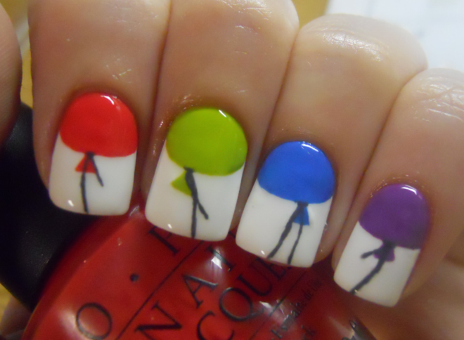 Holy Manicures: Colorful Balloon Nails.