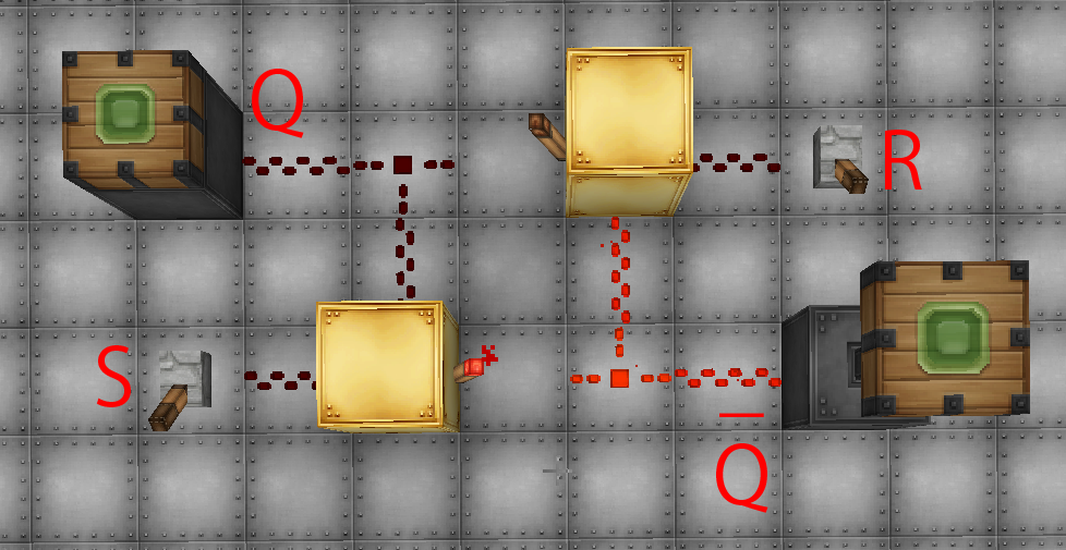 Minecraft technics: 論理回路基礎（10） RS-FF素子