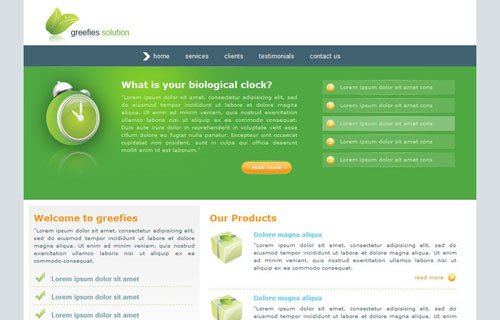 30 Free HTML Web Design Templates | Design Inspiration | PSD Collector