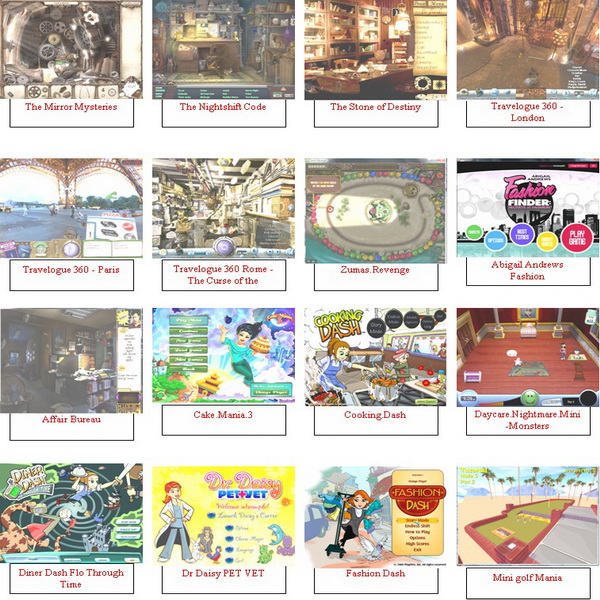 DVD MiniGame, PopCap, Bigfish, Alawar, Hidden Mystery,Hidden Object ...
