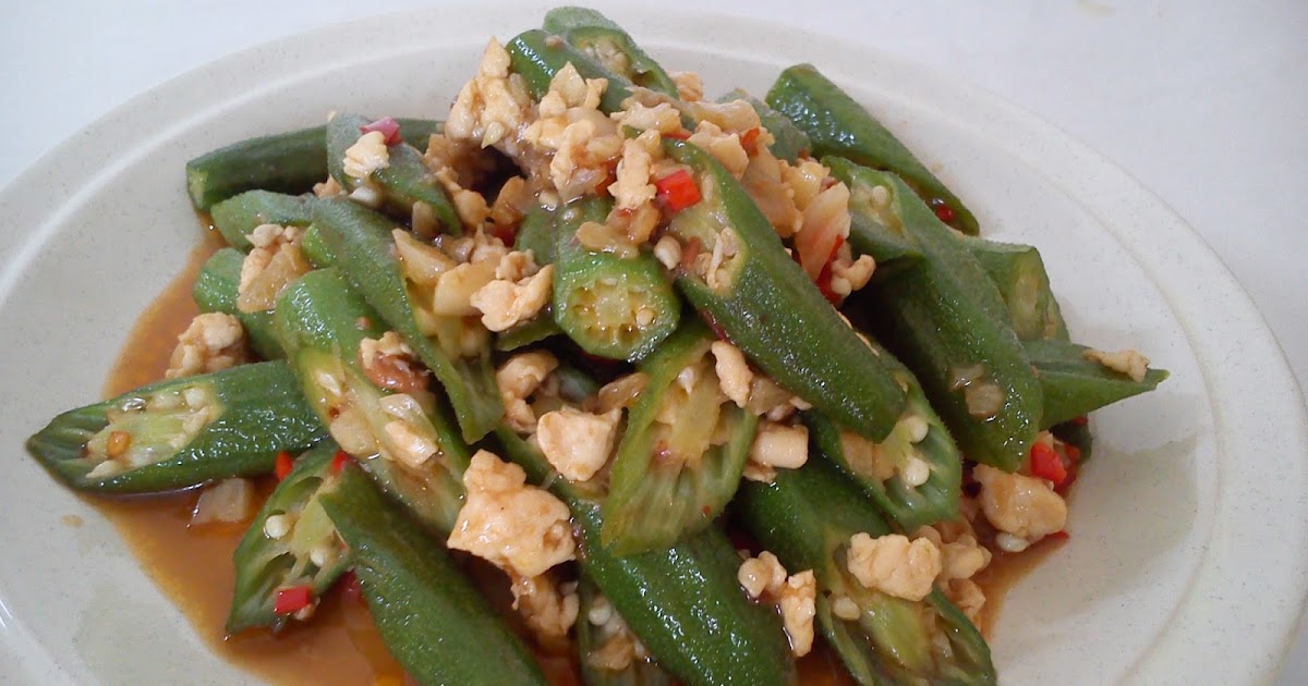 Simple yet yummylicious!: Lady's Finger stir-fried with minced chicken ...