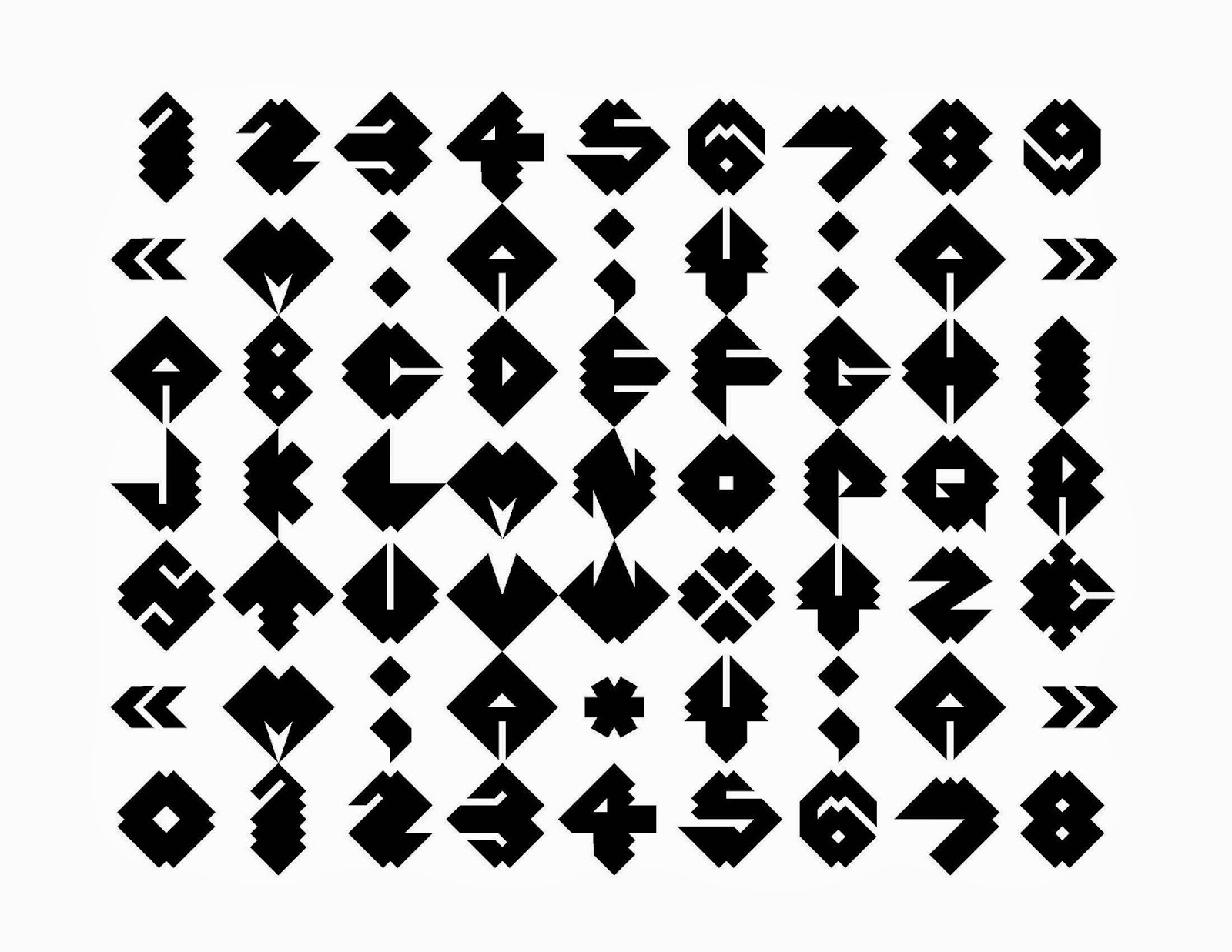 John Randolph Carter: MAYA TYPEFACE
