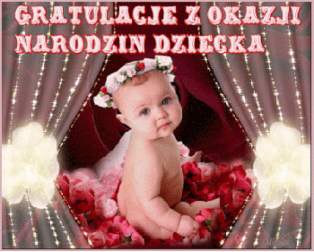 Animowane obrazki i dzieci: Animowane obrazki z okazji narodzin dziecka