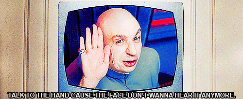 Talk To The Hand Animated Gif